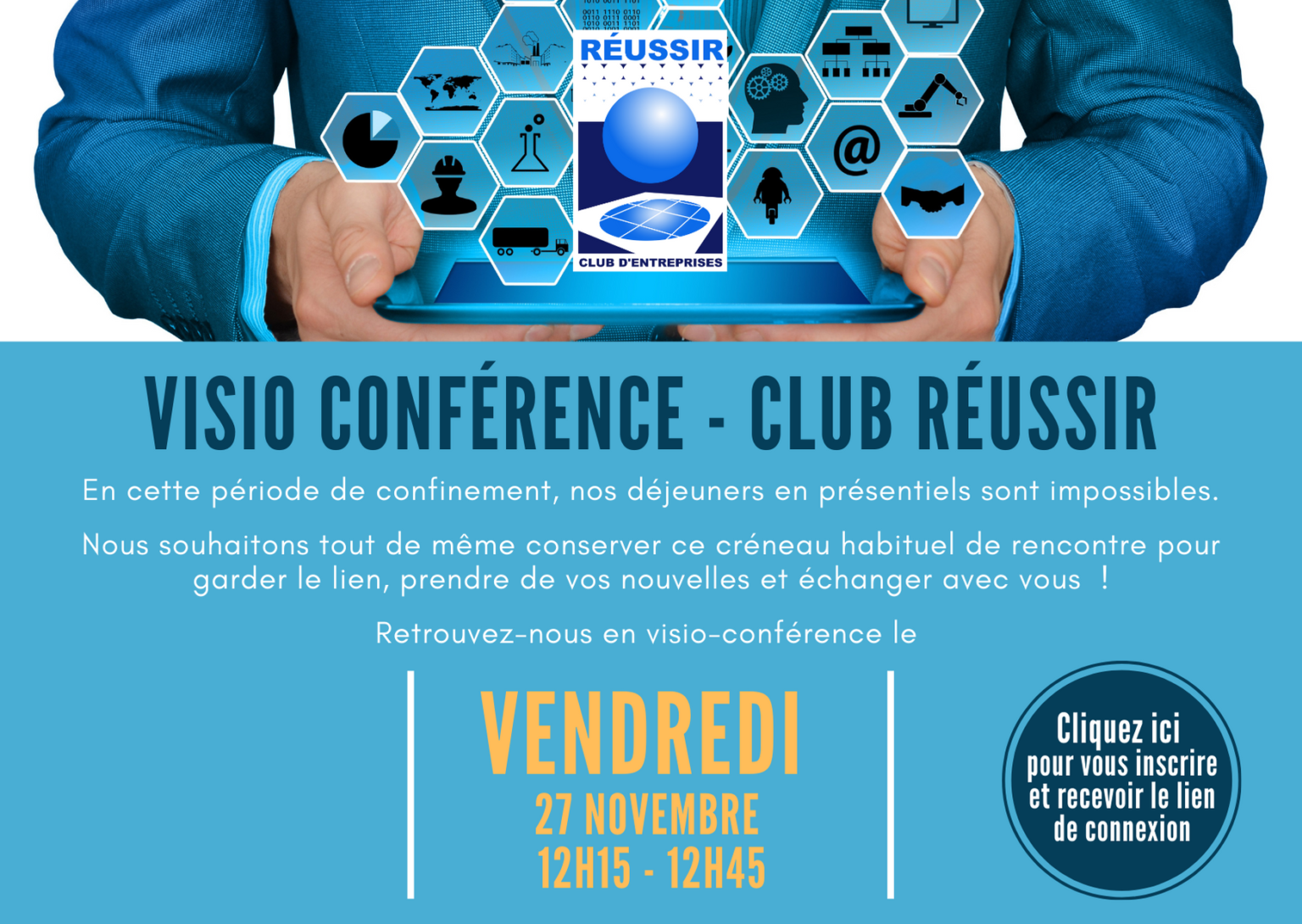 VISIO CONFERENCE – CLUB REUSSIR – CLUB D'ENTREPRISES RÉUSSIR
